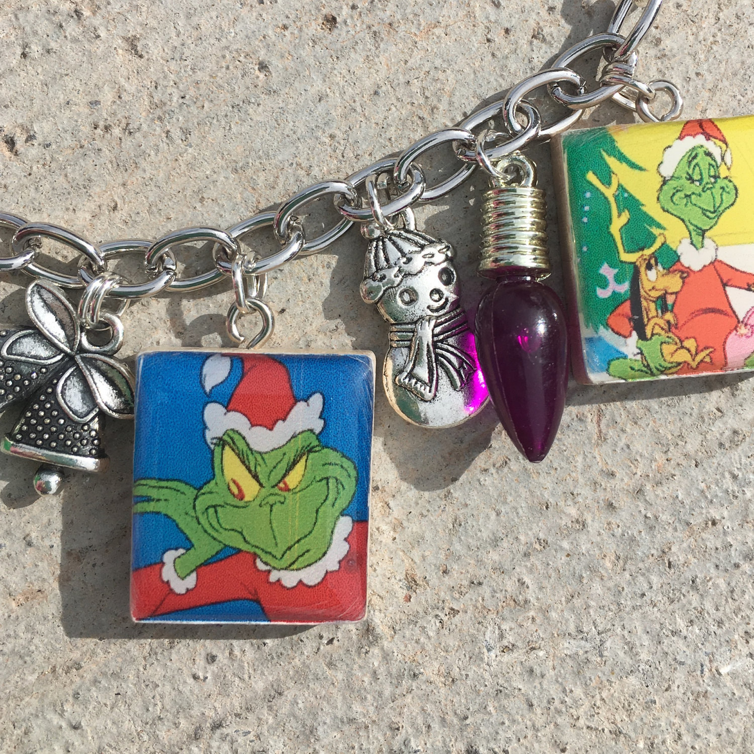 The Grinch Charm Bracelet | IslandGirlz Designs
